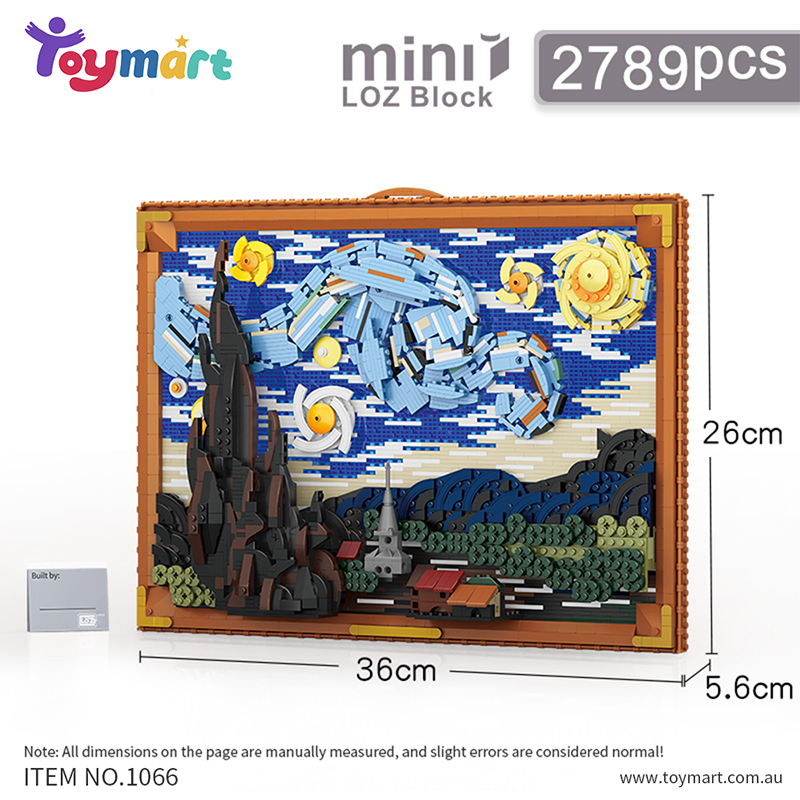 Toymart The Starry Night Building Blocks Set – 1963 PCS DIY Art Model