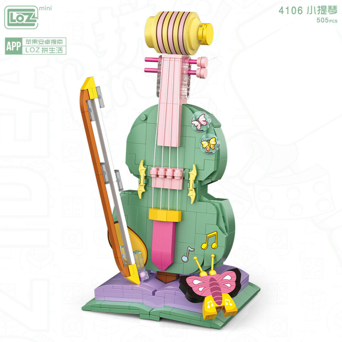 LOZ Mini Violin (505pcs) Mini Nano Building Blocks (4106) – toymart