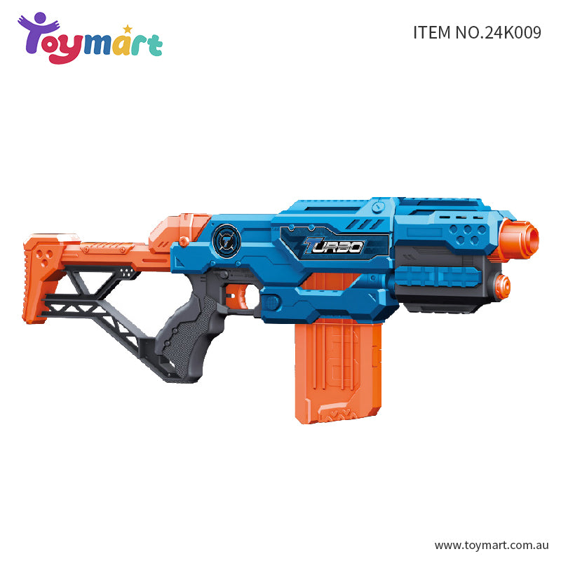 TOYMART Turbo Elite Toy Blaster Rifle – Foam Dart Gun with Shoulder St ...