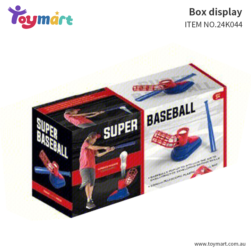 Toymart Super Baseball Set for Kids, Toddler T-Ball Set with Adjustabl